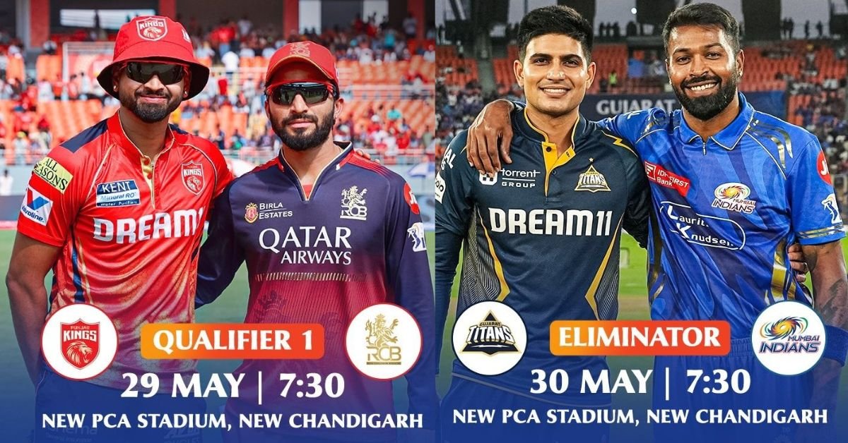 IPL 2025 Playoff Schedule: Journey From Qualifier 1 To Final